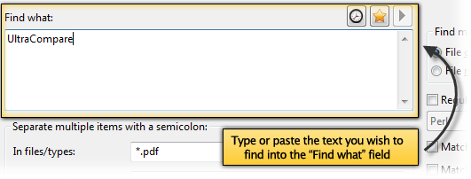 How to search PDF files with UltraFinder