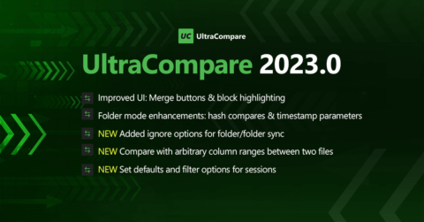 Tour new features in the latest version of UltraCompare