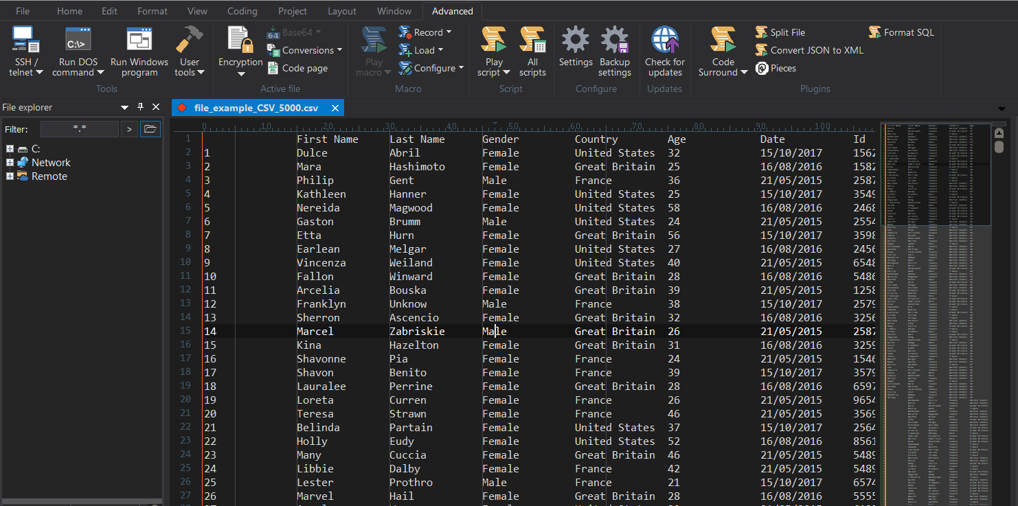 Exporting Large Datasets for AI and Business Analytics - UltraEdit